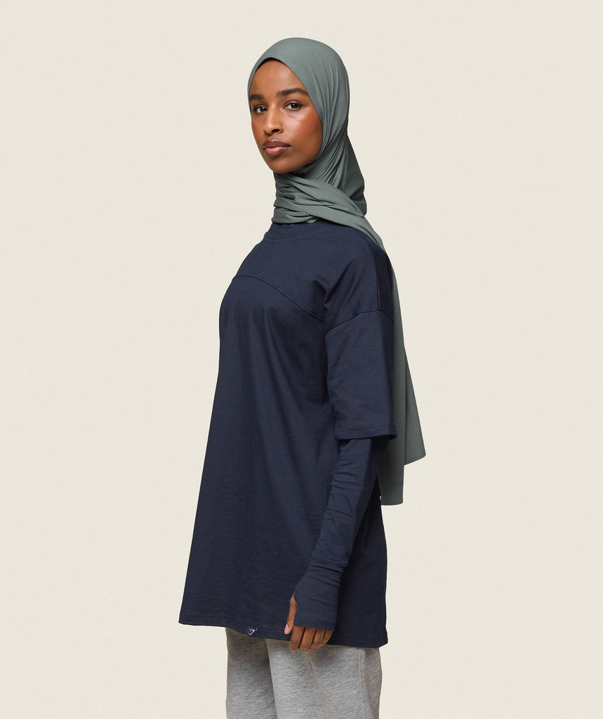 Gymshark GS x Leana Deeb Hijab Wrap - Soul Brown | Gymshark