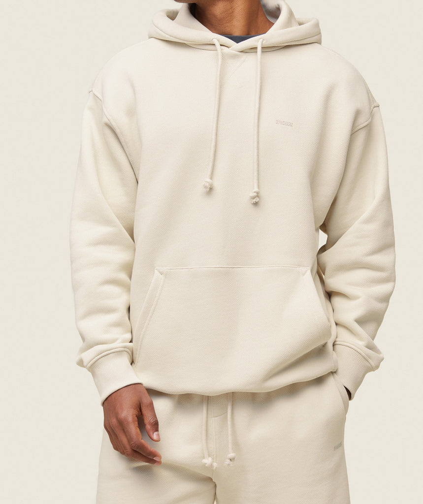 Gymshark everywear Relaxed Hoodie - Oat White | Gymshark