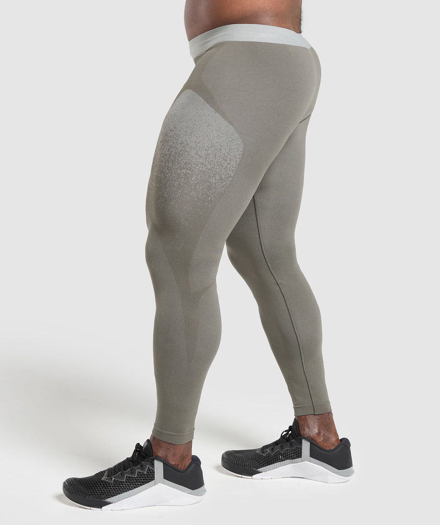 Gymshark Shadow Seamless Tights - Meteor Grey | Gymshark