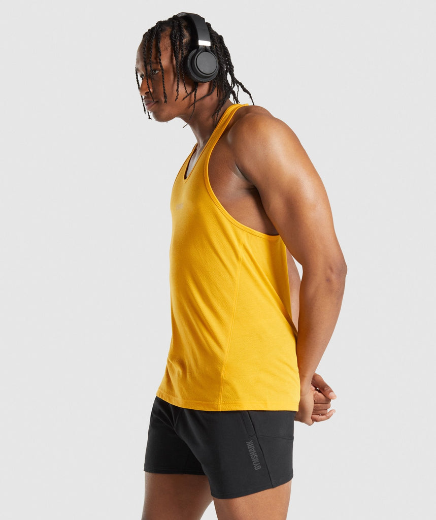 Gymshark Chalk Stringer - Yellow | Gymshark