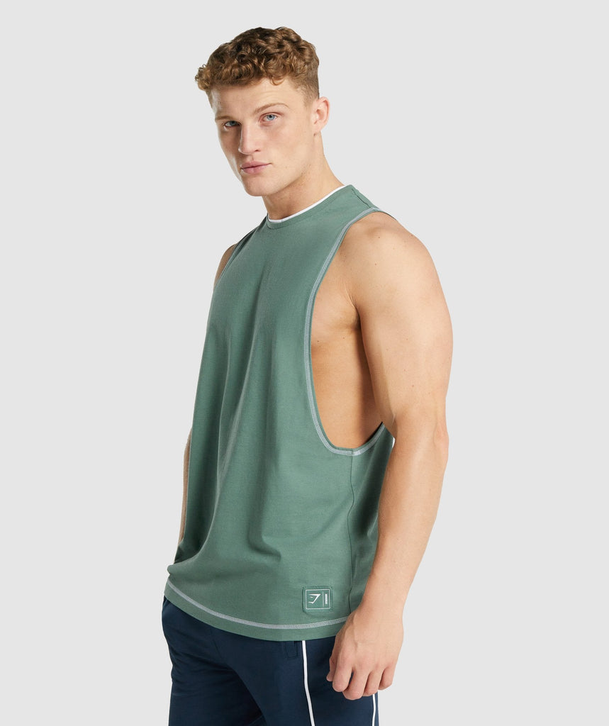 Gymshark Recess Tank - Green | Gymshark